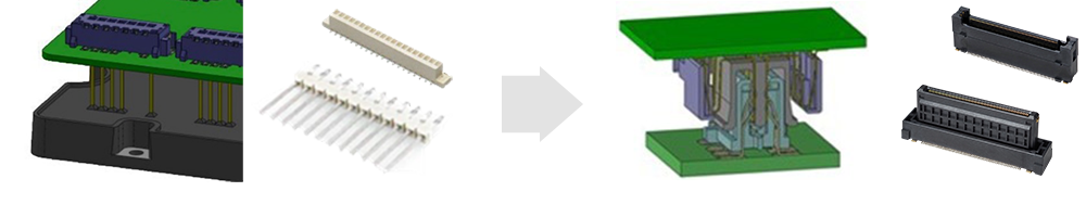 Board to Board Connectors connection configuration and Floating ...