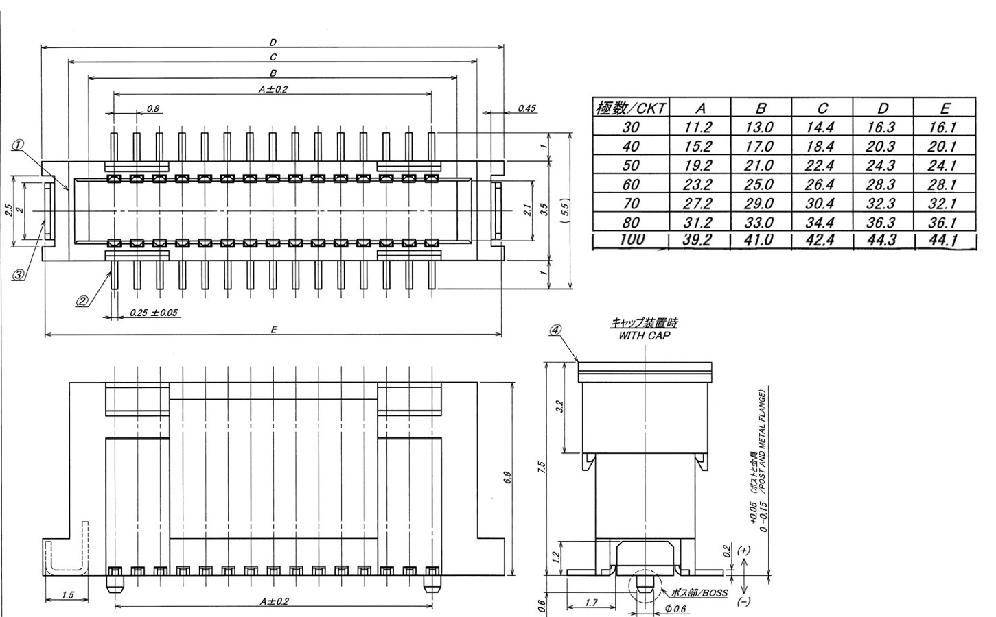 0.8mm pitch Floating Connector | IRISO
