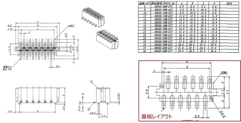 1.0mm pitch Floating Connector | IRISO