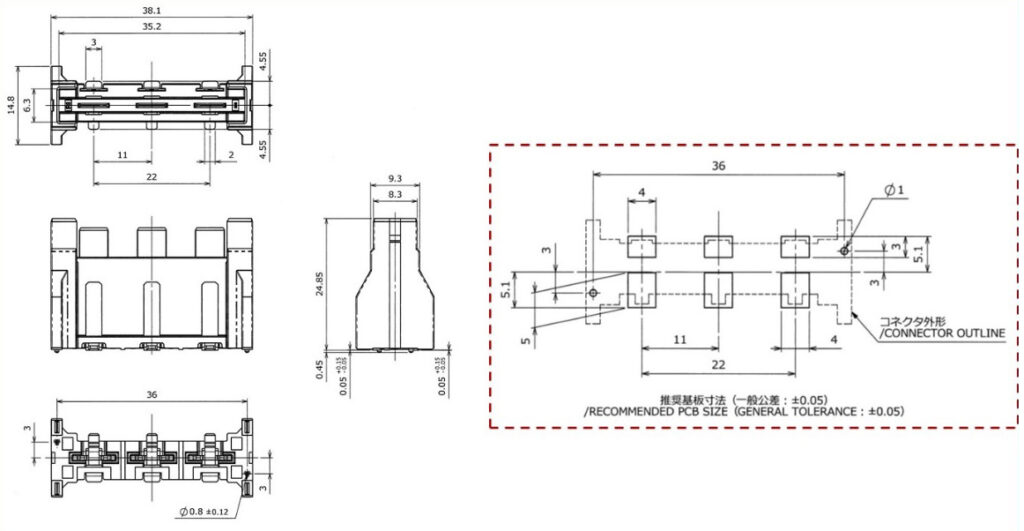 Rated voltage 600V Floating Connector for power connection | IRISO